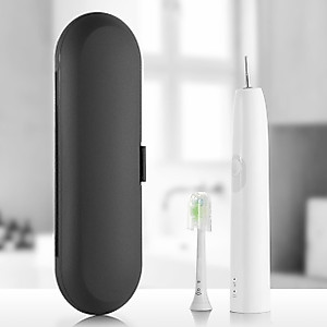 Cosmos Pack of 2 Plastic Travel Case Toothbrush Carrying Case Holder Container Compatible with Oral B Pro and also for Sonicare & Other Toothbrush