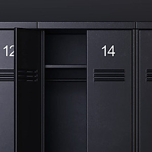 3 Inch House Numbers Sticker Stainless Steel, Self-Stick Metal Address Number White Sign 3(#3)