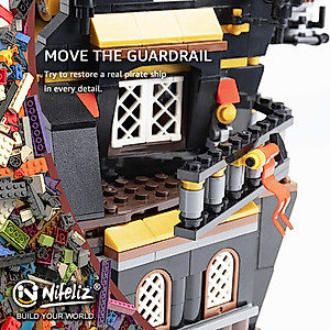 Nifeliz Pirates Ship Model Building Blocks Kits (1334 Pcs)