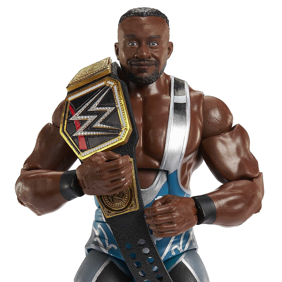 Mattel WWE Big E Elite Collection Action Figure, 6-inch Posable Collectible Gift for WWE Fans Ages 8 Years Old & Up