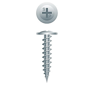 #8 x 2-1/2" Phillips Modified Truss Head ZINC Plated Screws 2,000ct | 95MZ