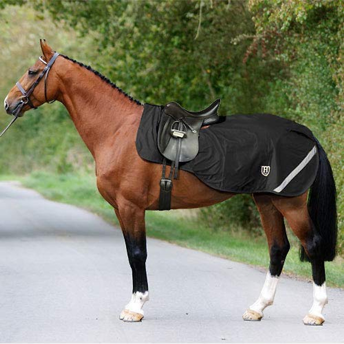 Harrison Howard Climax Exercise Sheet Competition Rug Fleece Waterproof Hi-Vis Lining Black Large