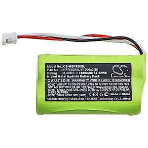 Replace Battery for Nvidia HFR-50AAJY1900x2(B), HRLR15/51 Applicable to P2920, Shield Game Controller, Shield TV Game Controller, High Capacity 1800mAh / 4.32Wh