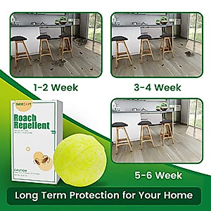 SEEKBIT Cockroach Repellent, Natural Roach Repellent, Repels Ant, Spider, Insect Rodent Repellent, Keep Roach Away from Car, Closet, Attic Pack of 8