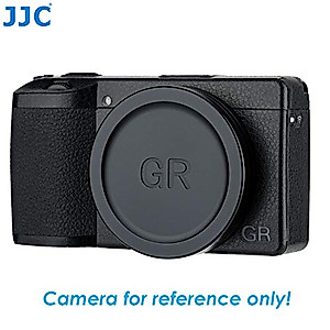 JJC LC-GR3 Metal Lens Cap for Ricoh GR III GR IIIx and GR II Camera, Ricoh GR III Lens Cap, Lens Cap for Ricoh GRIII GR IIIx GRII, Made of Premium Aluminium Alloy