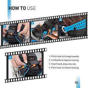 G2 GO2GETHER 25 Inches Light Weight Snowshoes for Women Men Youth, Set with Tote Bag, Special EVA Padded Ratchet Binding, Heel Lift, Blue