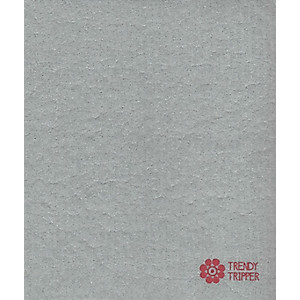 Swedish Dishcloths, Reusable Set of 4-B (FOUR) Solid Mixed Colors (Blue, Grey, Orange, Green)