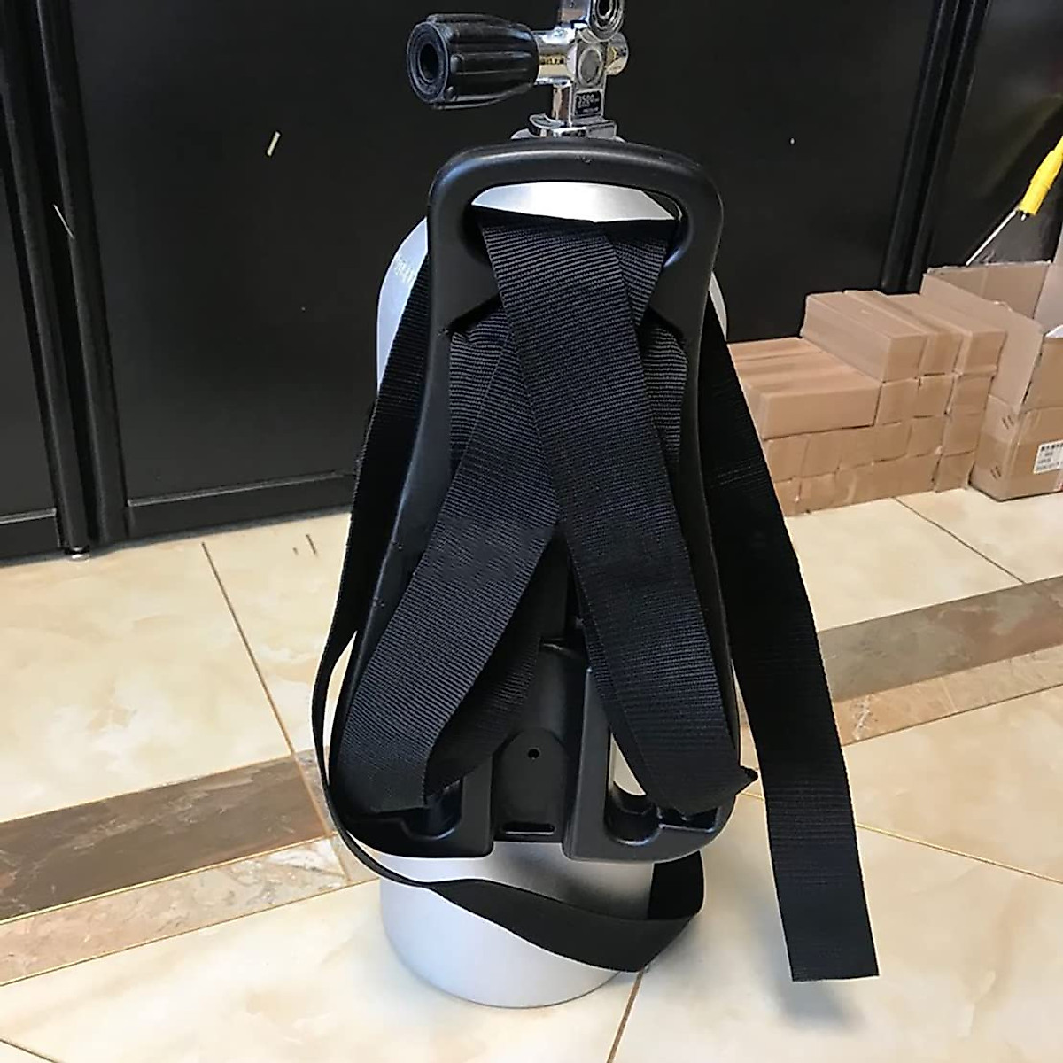 REHOC Diving Tank Backpack Scuba Tank Back Holder Diving Oxygen Holder Bracket for Under Diving