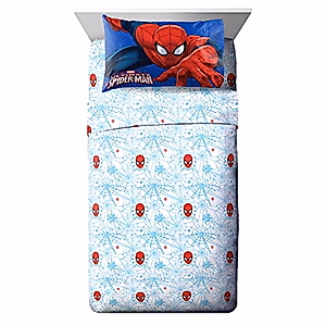 Marvel Spiderman 'Regulator' Toddler 4 Piece Bed Set