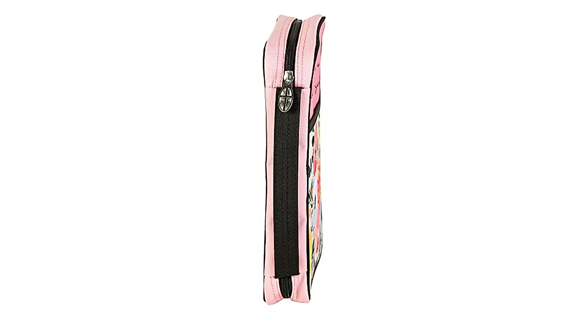 Pink Floral Bible Cover with Handle - Durable & Stylish Protection