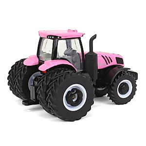 ERTL 1/64 Pink New Holland Genesis T8.380 Tractor with Rear Duals 13997