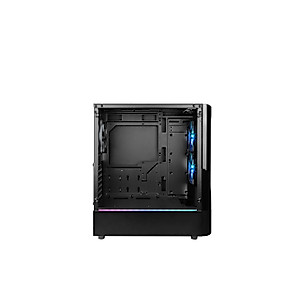 Raidmax EVOL H07 ATX Mid Tower Gaming Case Tempered Glass Side ARGB Fans Included (H07 Black)