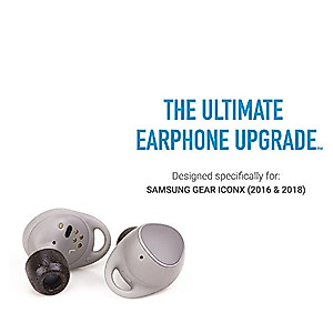 COMPLY TrueGrip Pro Memory Foam Tips for Samsung Gear IconX (Medium, 3 Pairs)