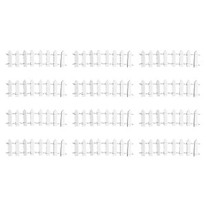 Amosfun 12pcs Miniature Stuff Miniature Fairy Garden Accessories Outdoor Fence Mini Fencing Bonsai kit- Micro Landscape Fence Accessories Miniature Fairy- Garden Fence Ornaments