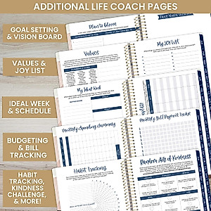 bloom daily planners 2024 Calendar Year Day Planner (January 2024 - December 2024) - 5.5” x 8.25” - Weekly/Monthly Agenda Organizer Book with Stickers & Bookmark - Golden Hour