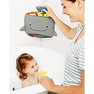 Skip Hop Bath Toy Storage, Moby Corner Hang Toy Organizer, Grey