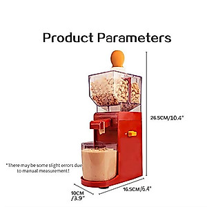 ZHWDD Home 220V Electric Peanut Butter Maker, 500Ml Portable Nut Butter Manufacturing Small Cooking Grinder for Coffee Corn Peanut Cashew Hazelnut Grain Mill