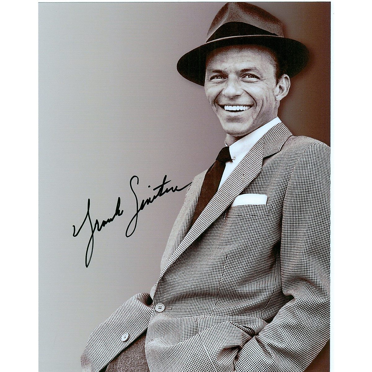 Kirkland Frank Sinatra, 8 X 10 Photo Display Autograph on Glossy Photo Paper