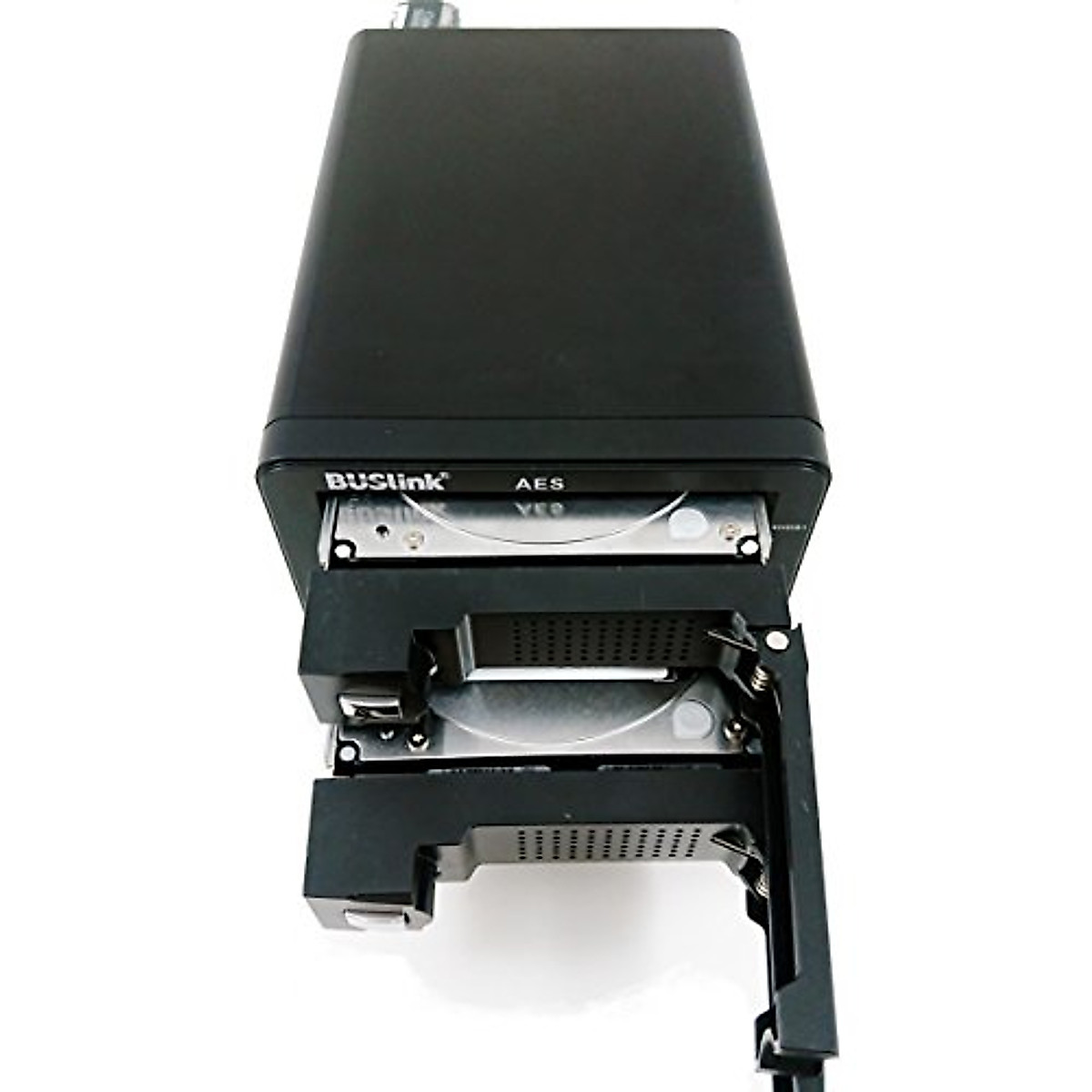 BUSlink CSE-36TB2G2KKC 36TB Colateral Dual Key HDD 2-Bay RAID 0 Striping USB 3.2 Gen 2/eSATA CipherShield FIPS 140-2 256-bit AES HIPAA Hardware Encrypted External Desktop Drive