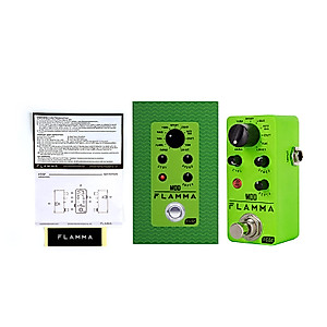 FLAMMA FC05 Mini Modulation Pedal with Chorus Flanger Tremolo Phaser Vibrato Rotary Liquid Autowah Stutter Ring LowBit