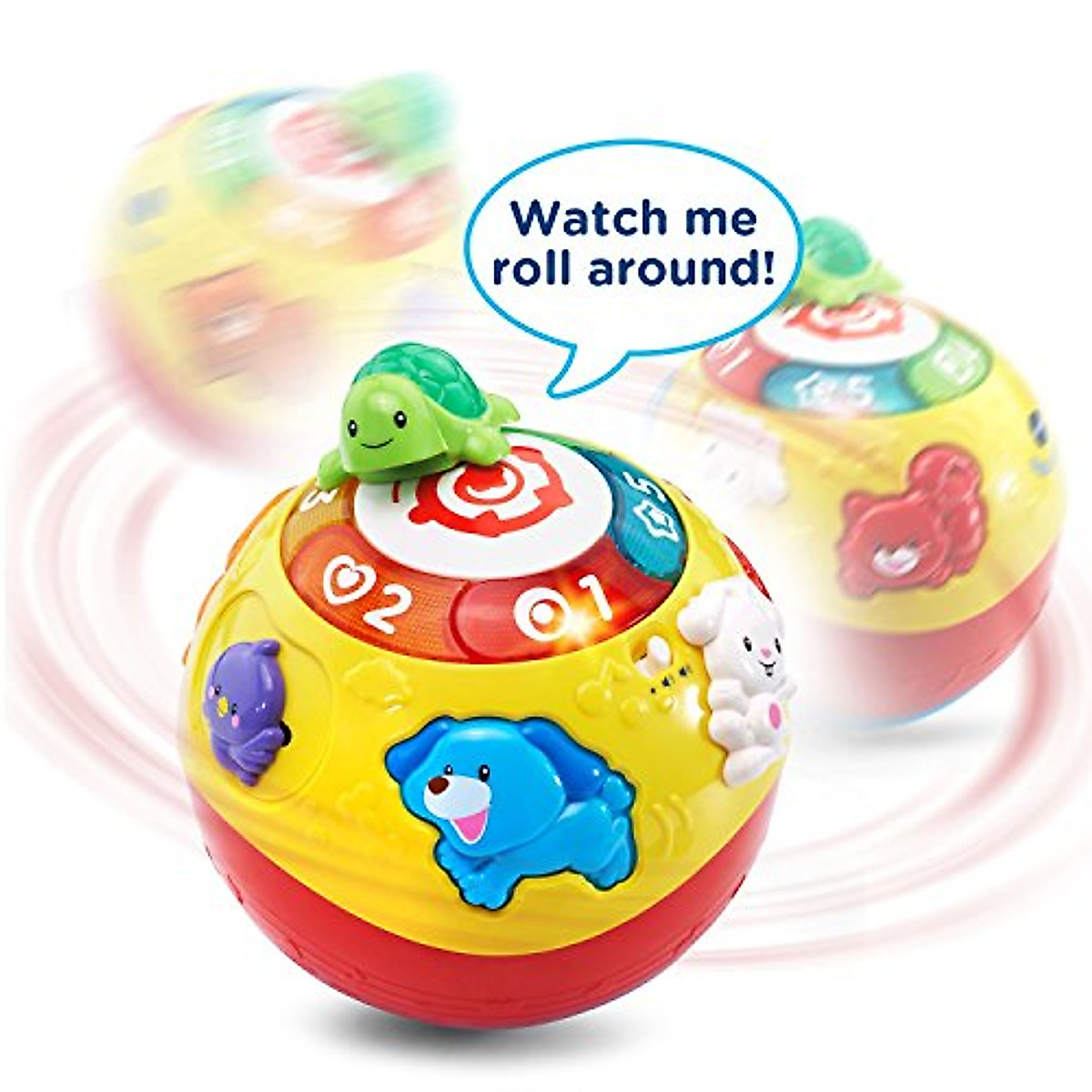 VTech Wiggle and Crawl Ball,Multicolor