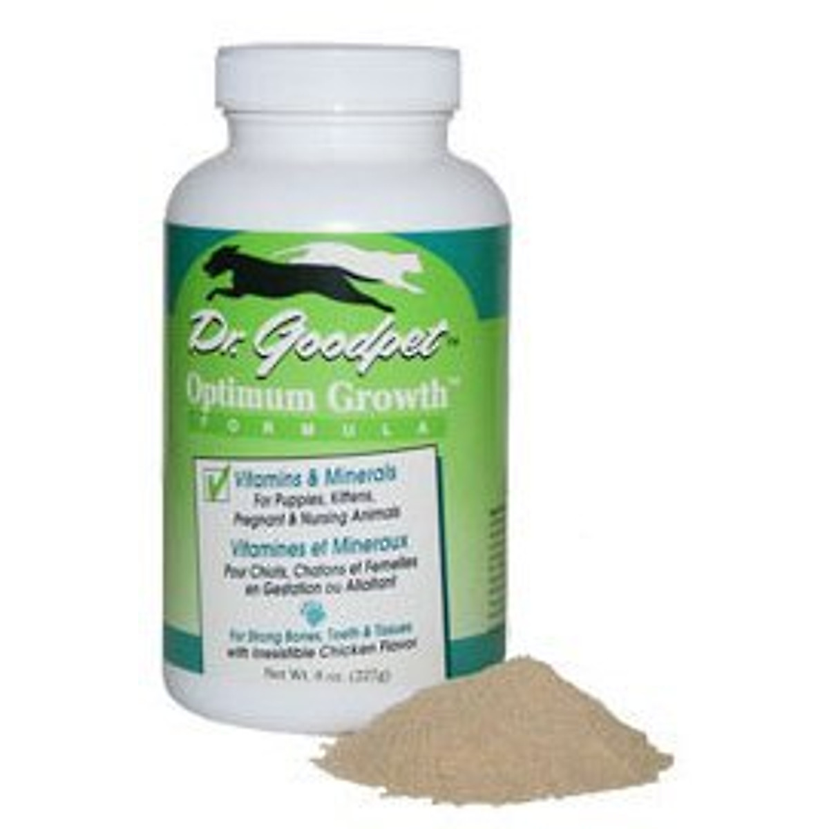 Dr. Goodpet Optimum Growth - All Natural Kitten & Puppy Care Multi-Vitamin/Mineral Powder