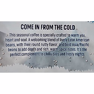 Starbucks Organic Coffee Winter Blend Whole Bean Medium Roast Arabica, Chocolate, 40 Oz