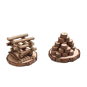 LAZACA Wood Craft Kits DIY for Kids Ages 5-20 Wooden Art Paint Bulk Crafts Garden Playset Loose Parts Play Materials L/21X17X4cm