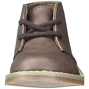 The Children's Place Boy's Lace Up Boots Fashion, Brown, 2 Big Kid