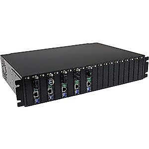 StarTech.com Multimode (MM) LC Fiber Media Converter for 1Gbe Network - 550m Range - Gigabit Ethernet - 850nm - with SFP Transceiver , TAA (ET91000LC2)