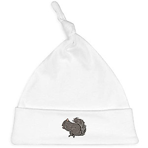 'Squirrel Eating Acorn' Baby Beanie Hat (BH00020194)