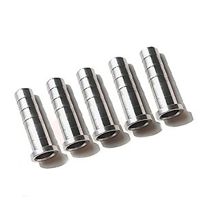 JJZS 12pack Archery Arrow Aluminum Inserts for 0.244’’ Carbon Arrow Shaft, Practice Field Points Inserts Adapter 6.2mm Fit Compound Bow Recurve Bow Target Shooting