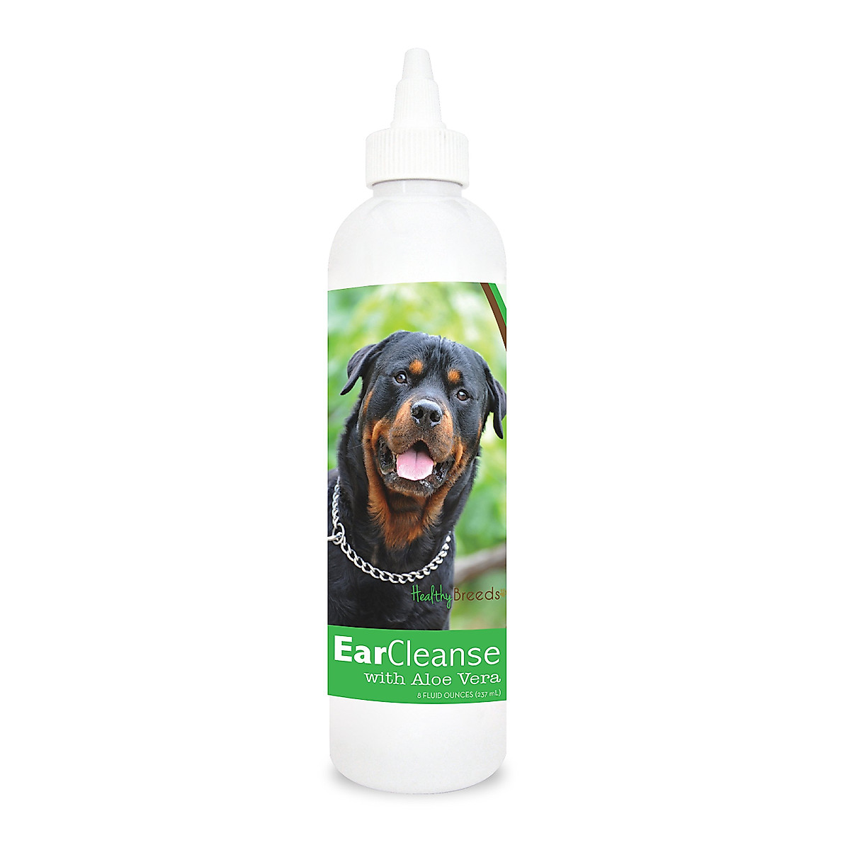Healthy Breeds Rottweiler Ear Cleanse with Aloe Vera Cucumber Melon 8 oz