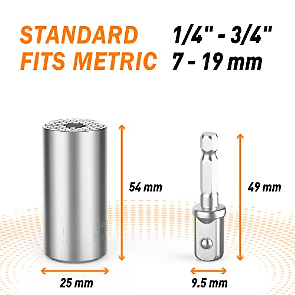 Dusor Stocking Stuffers for Men, Gifts for Men, Universal Socket and Snowflake Multitool, Christmas Gifts for Men, Unique Dad Gifts for Men Who Have Everything