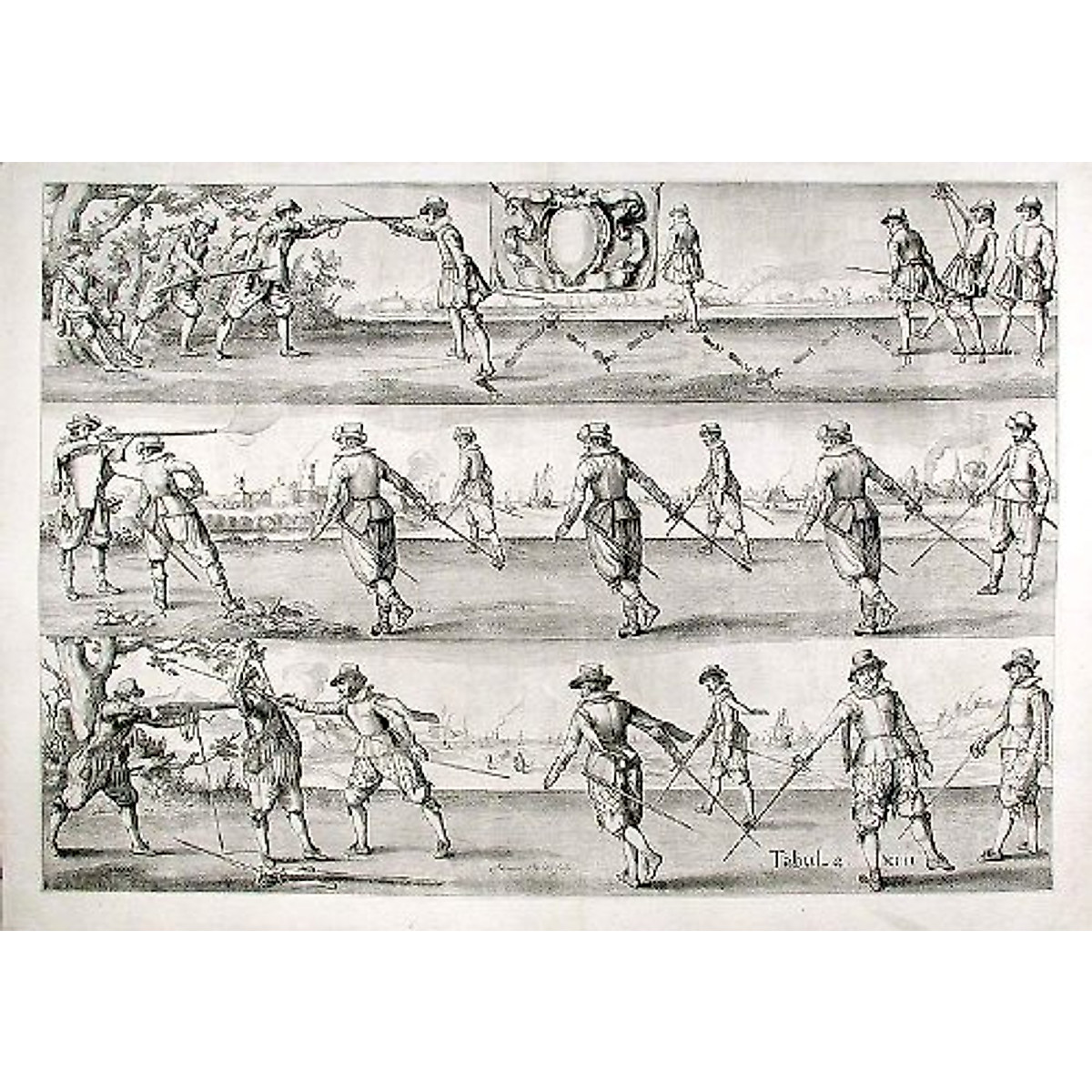 Plate from 'Academie de l'Espee'