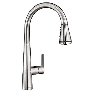 American Standard 4932300.075 Edgewater Pull-Down Kitchen Faucet with SelctFlo in Stainless Steel