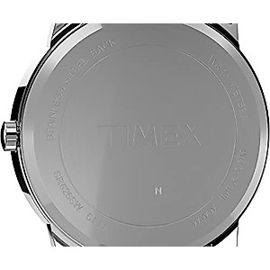 Timex Men's Easy Reader 38mm Watch – Two-Tone Case Blue Dial with Two-Tone Stainless Steel Expansion Band