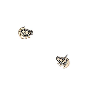 Hanreshe Lion King Simba Earrings Women Jewelry Gift Gold Rose Gold Christmas Stud Earrings Cute Cartoon Small Earrings