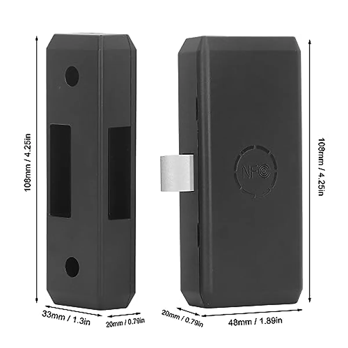 Fingerprint Lock, Keyless Electronic Lock App Unlocking Easy Installation for Drawer