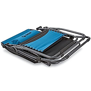 Guide Gear Oversized Zero Gravity Chair, Recliner, Outdoor, Portable, Folding, 500-lb. Capacity, Blue Black