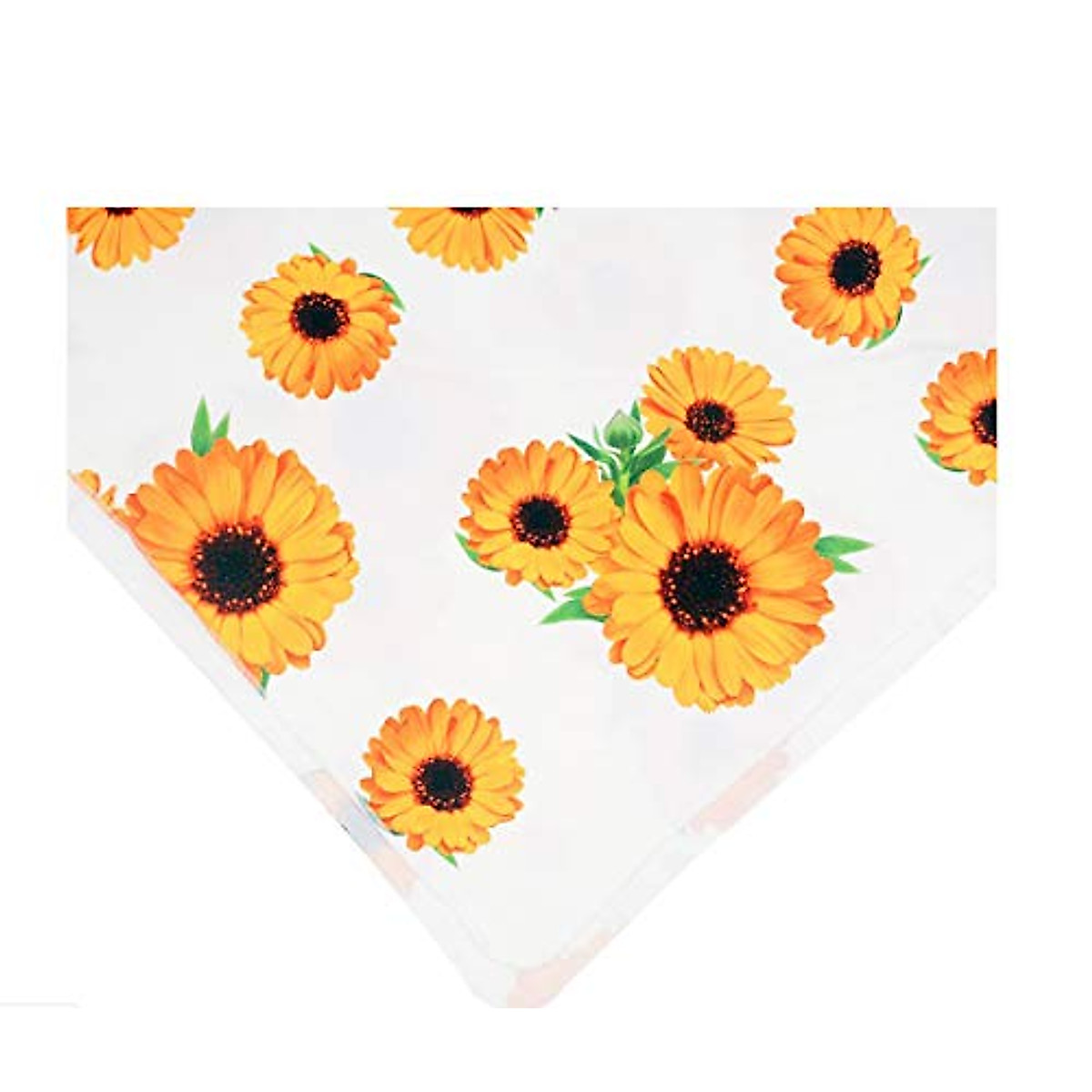 Thorn Tree Newborn Baby Girl Receiving Blankets Infant Baby Sunflower Swaddling+Bowknot Headbands 2Pcs for Cute Baby (0-3 Months,White Baby Wrap Blanket)