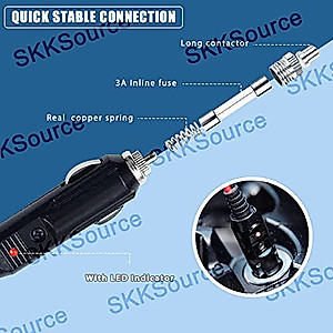 SupplySource DC Car Charger Adapter for Cobra XRS-9330 XRS-9340 XRS-9345 XRS-9370 Detector