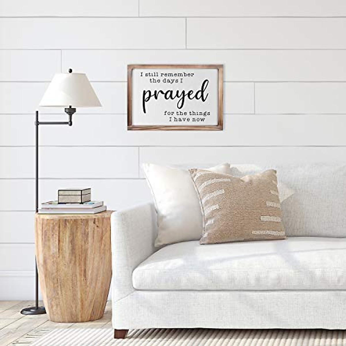 I Still Remember The Days I Prayed Sign 11x16 Inch, Signs For Home Decor Wall, I Still Remember When Sign for Farmhouse Decor I Remember When I Prayed For This Wall Decor with Wood Frame