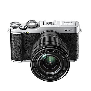 Fujifilm X-M1 Compact System 16MP Digital Camera with 3-Inch LCD Screen - Body Only (Silver)