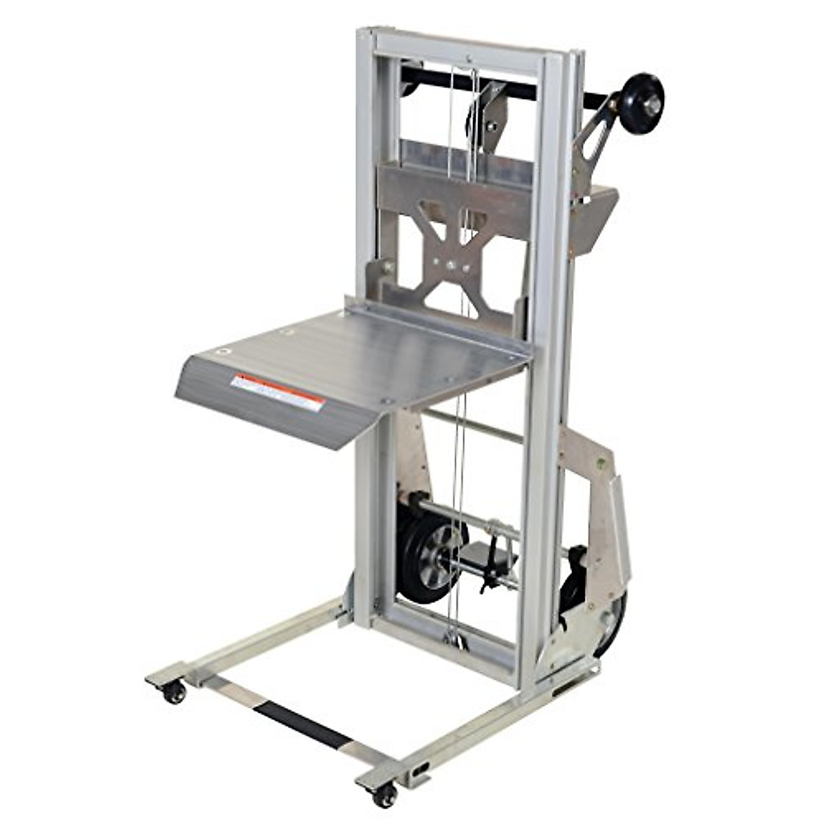 Vestil PALL-200 Aluminum Portable Load Lifter 32-7/16 in. x 12-1/8 in. x 44-15/16 in. 200 Lb. Capacity Silver