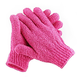 12 Pcs Exfoliating Shower Bath Gloves for Shower,Spa,Massage and Body Scrubs,Dead Skin Cell Remover Solft and Suitable for Men,Women and Children