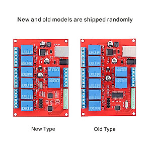 Kadimendium Ethernet Relay Board 8-Channel Network Switch TCP UDP Module Controller Circuit Board LAN Ethernet Electronic kit