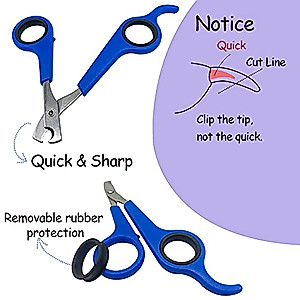 Falltail 3pcs Rabbit Bunny Grooming Kit with Bunny Grooming Brush Nail Clipper Grooming Comb for Rabbit Bunny Guinea Pig Shedding