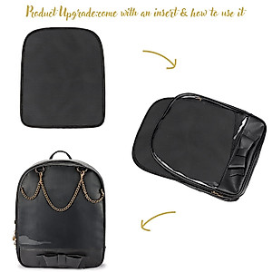 STEAMEDBUN Ita Bag Backpack Bowknot Kawaii Pin Display Backpack Bag with Insert