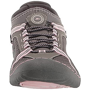 JBU by Jambu Women's Tahoe Water Ready Sneaker, Grey/Petal, 10